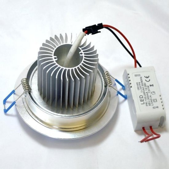 Directional 9 Watt(Three 3 watt) LED Recessed Light Fixture|RLFAD-D3x3W ...