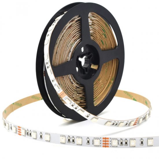 RGB LED Strip Lights - 24V LED Tape Light w/ LC4 Connector - 180 Lumens ...