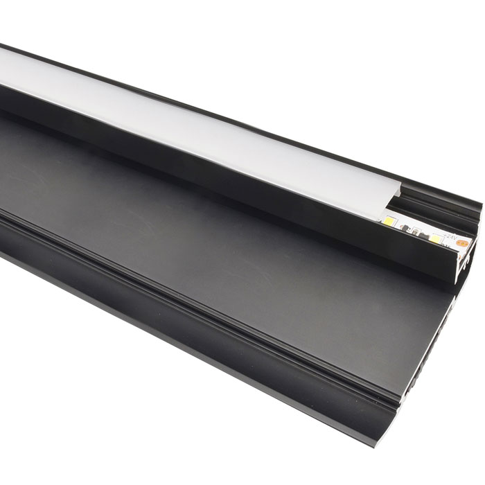65x28mm Slope Angle Aluminum LED Profile For Stairs lighting - LG6528 ...